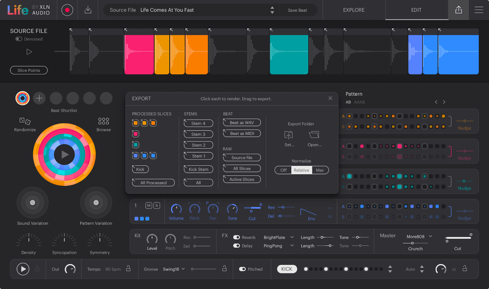 Exporting audio & MIDI – XLN Audio Support