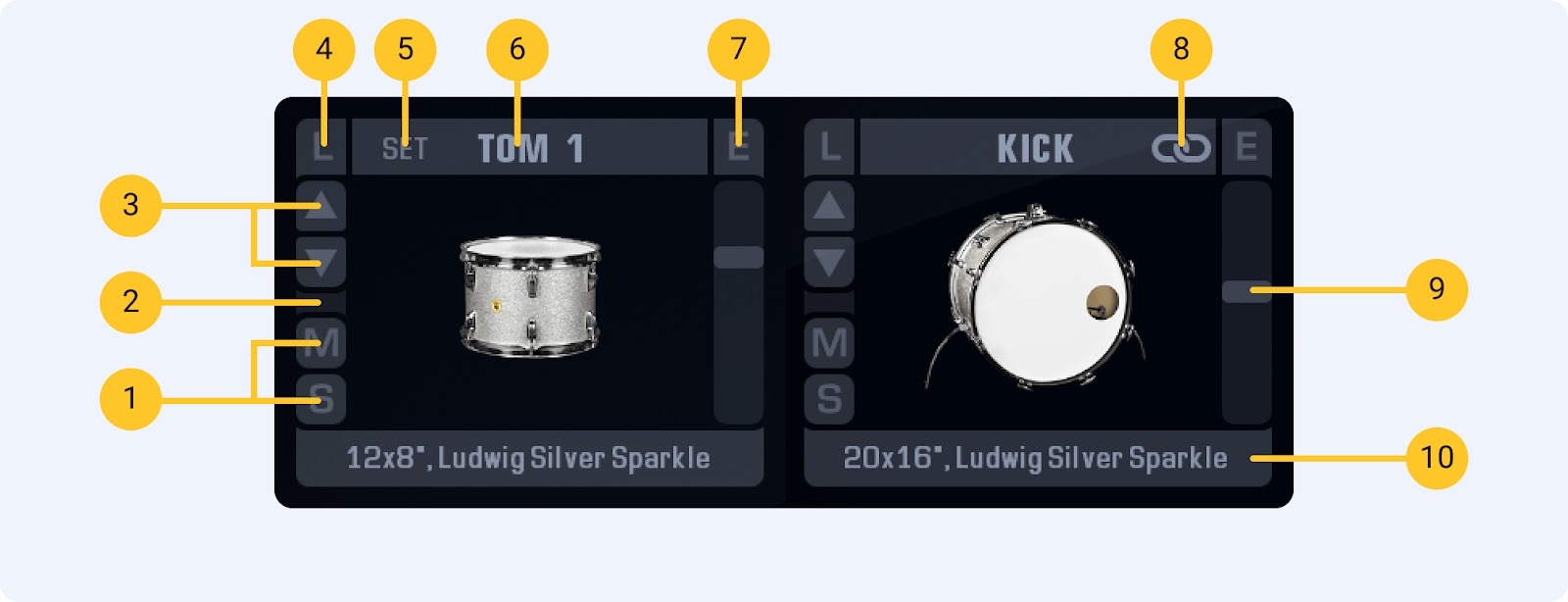 Interface overview - Kit page – XLN Audio Support