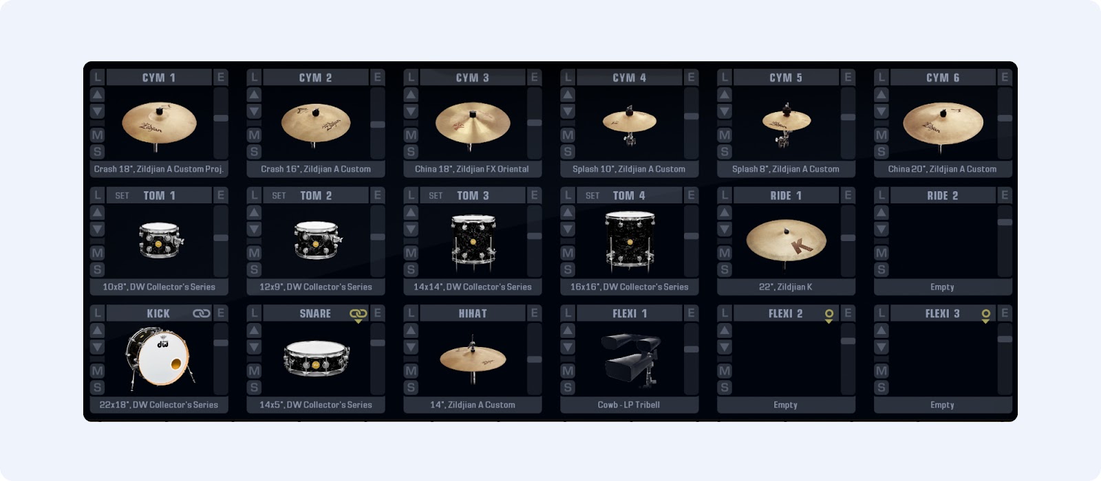 Interface overview - Kit page – XLN Audio Support