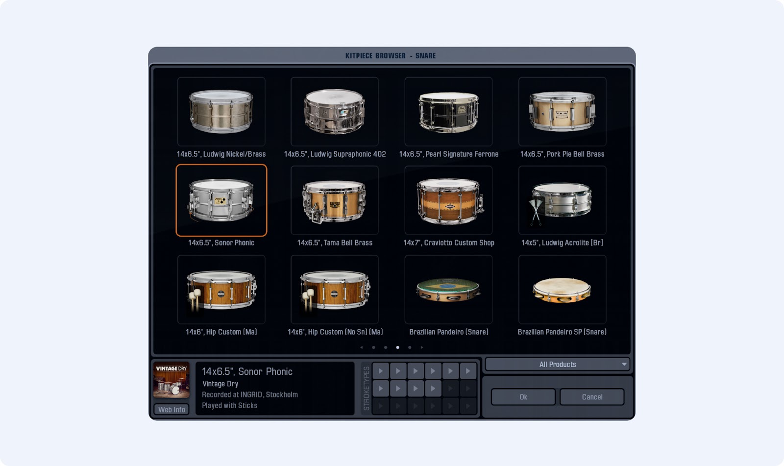 Interface overview - Kit page – XLN Audio Support